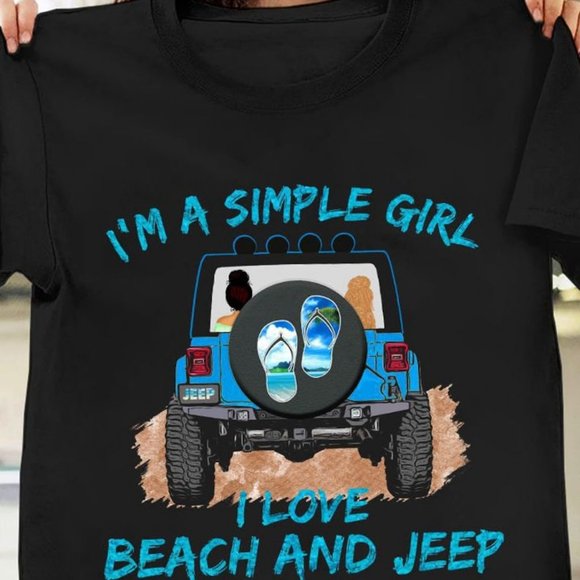 Shirts | I Love Beach And J33p Unisex Shirt | Poshmark